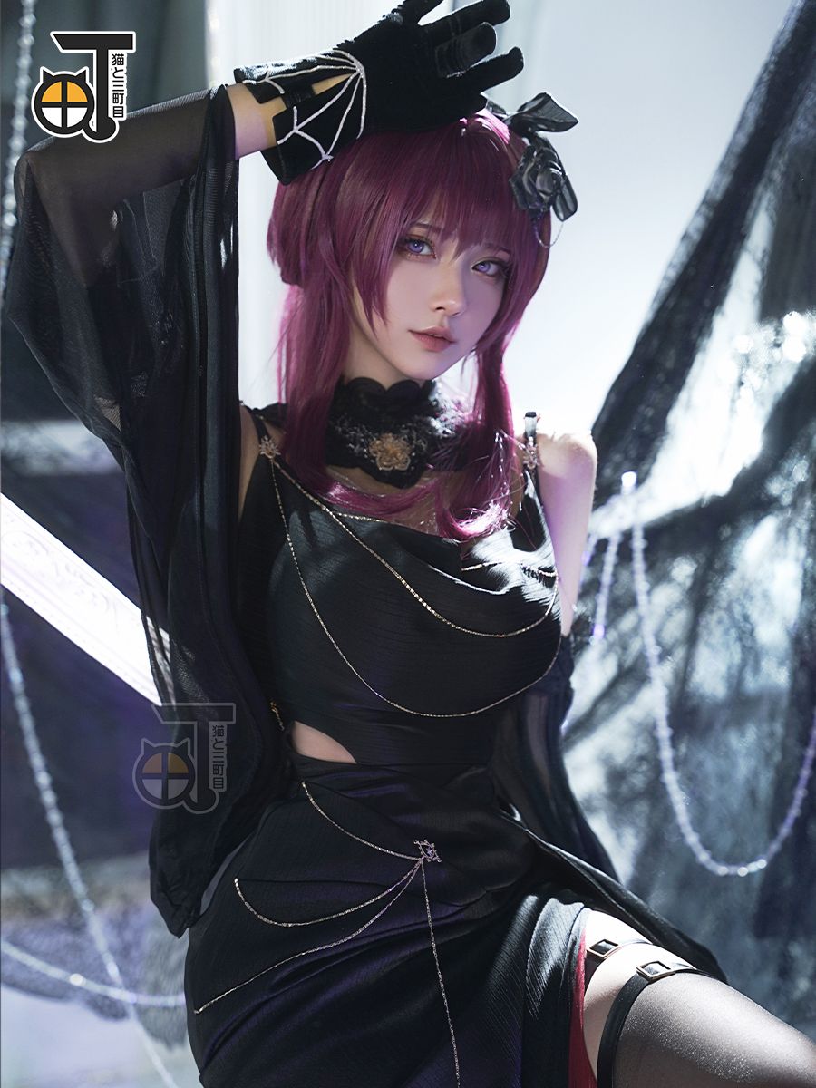 Mimachime Honkai Star Dome Đường sắt Cos Kafka Doujin Bộ trang phục dạ ...