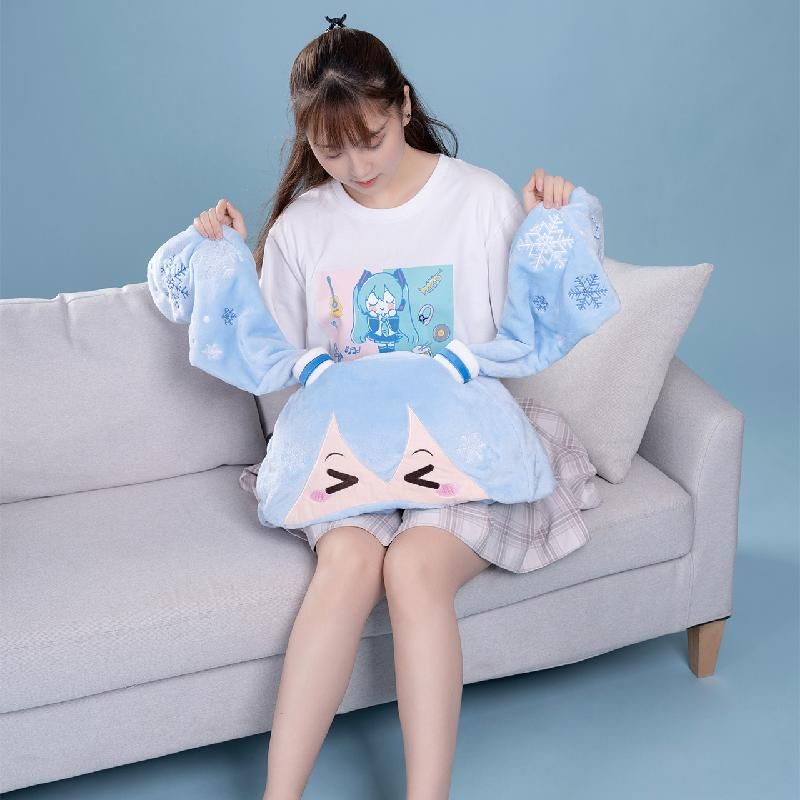 Bilibili Bilibili Moeyu Hatsune Mirai Snow Cherry Blossom Mirai Hooded ...