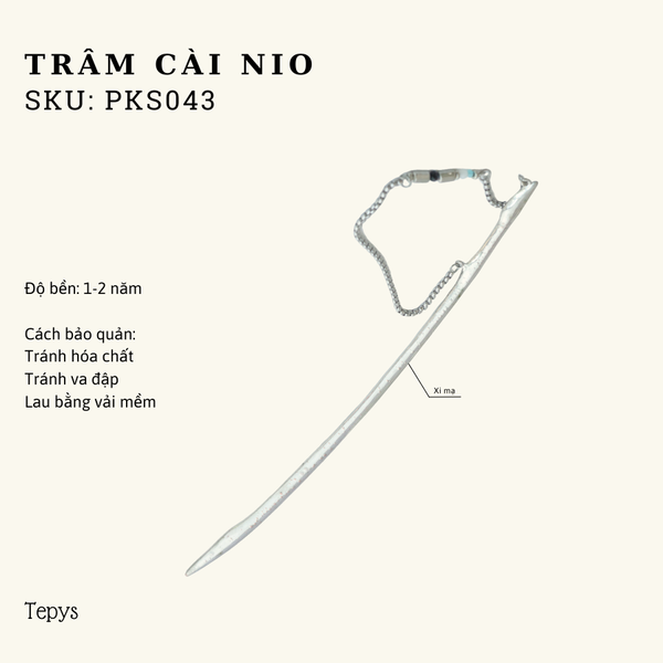 Trâm Cài Nio Xi Mạ