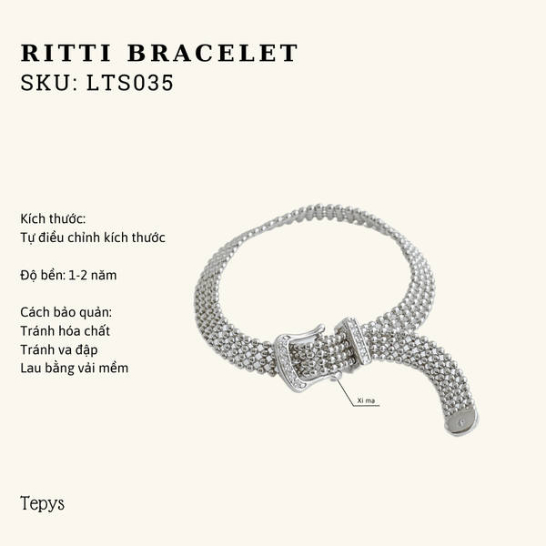 Lắc Tay Xi Mạ Ritti