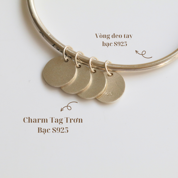 Charm Tag Trơn