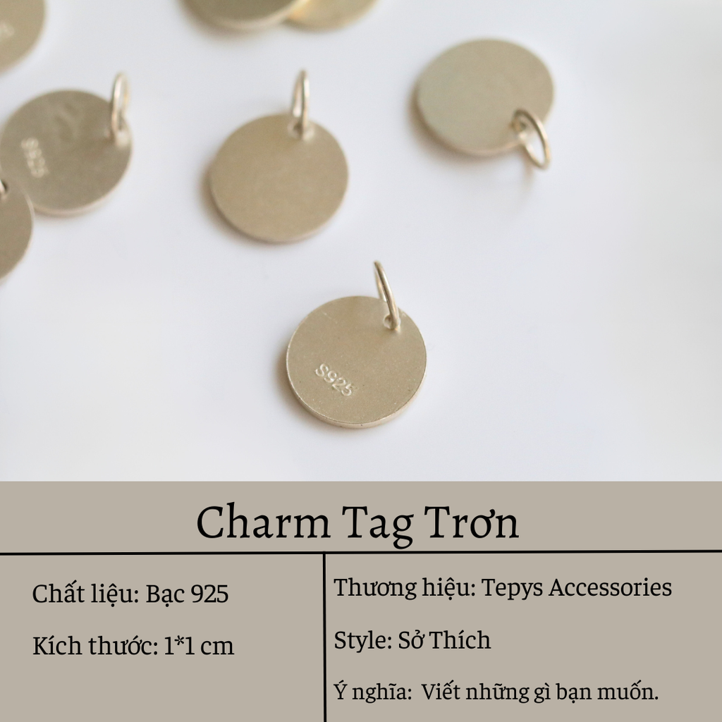 Charm Tag Trơn