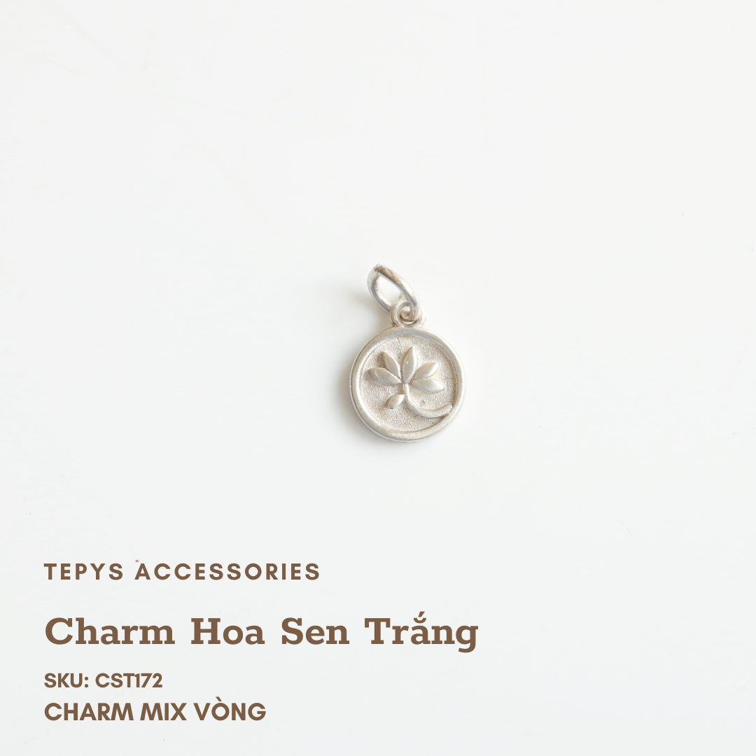Charm Hoa Sen Trắng