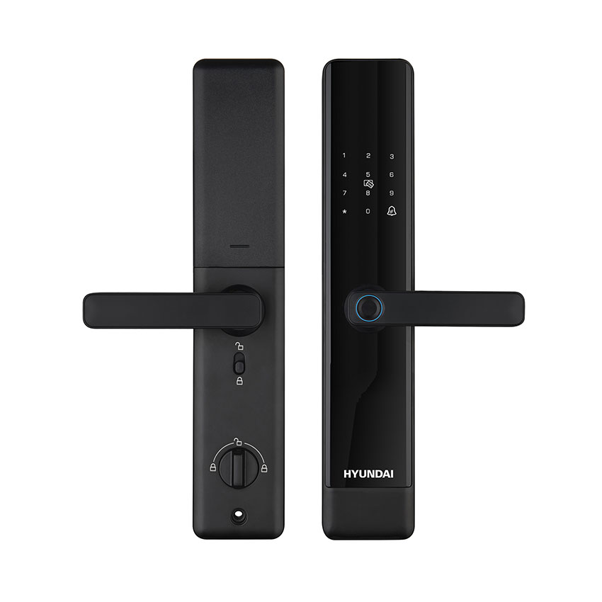 Khóa Cửa Điện Tử Hyundai HY-SL007 - Khóa Cửa Gỗ Tay Gạt Hàn Quốc