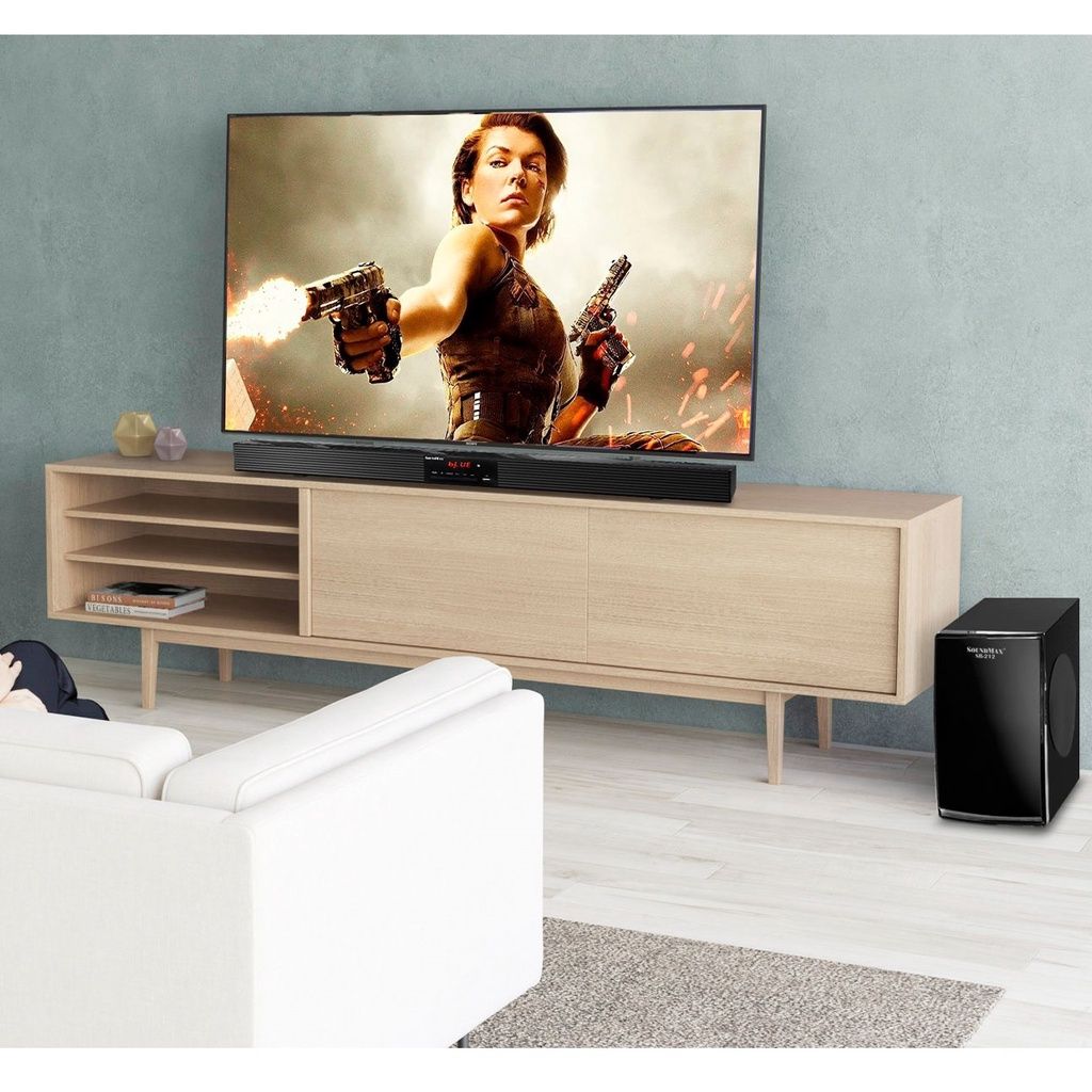 Loa Vi Tính SoundMax SB212 2.1 60W (RMS) Bluetooth 5.0 - Hàng Chính Hãng.
