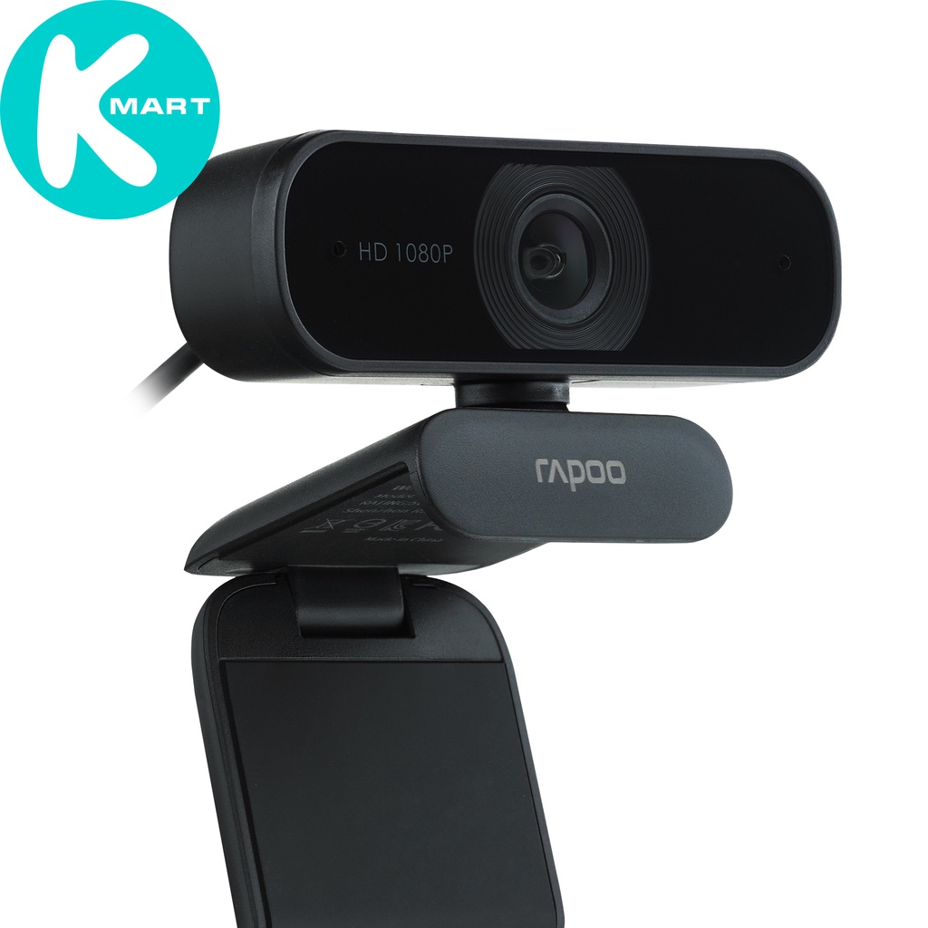 Webcam HD 1080P Micro Khử Ồn Kép Góc Rộng 80 Độ RAPOO XW180 - Hàng ...