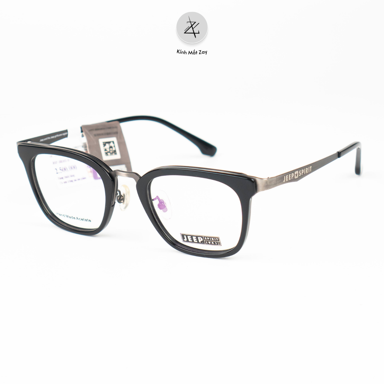 Gọng kính Jeep B1033 dáng vuông titanium fullbox chính hãng – Kính mắt Zay