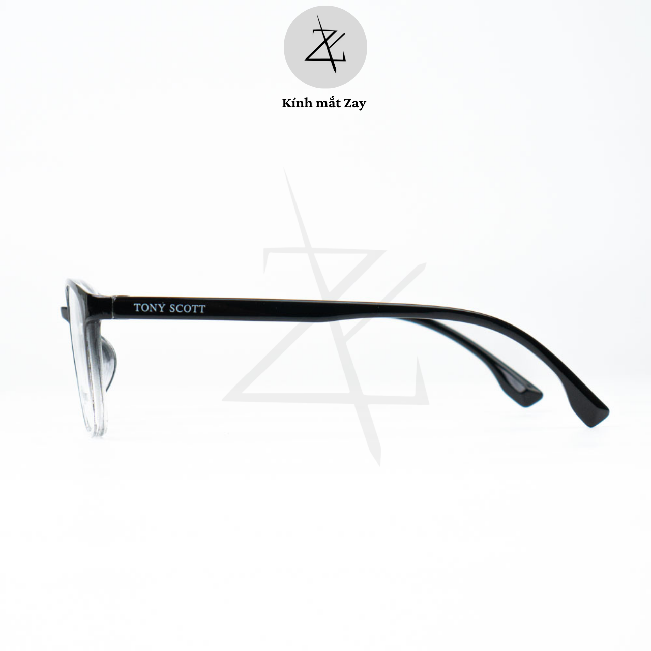 Gọng kính Tony Scott 2025 dáng vuông nhựa TR90 dẻo fullbox chính hãng – Kính mắt Zay