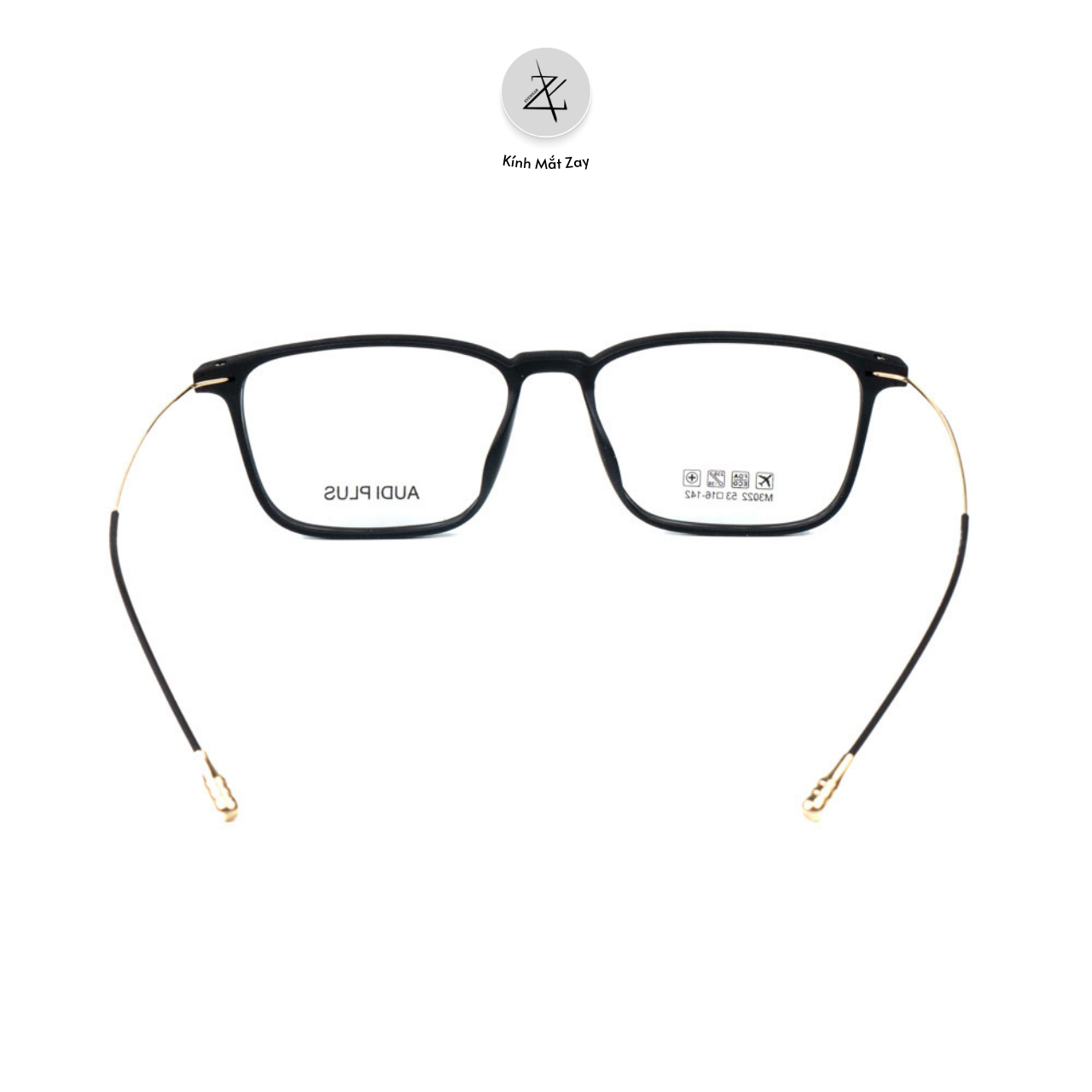 Gọng kính Zay Eyewear M3022 dáng đa giác kim loại phong cách hàn quốc – Kính mắt Zay