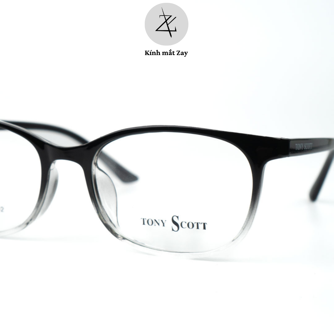 Gọng kính Tony Scott 2024 dáng vuông nhựa TR90 dẻo fullbox chính hãng – Kính mắt Zay
