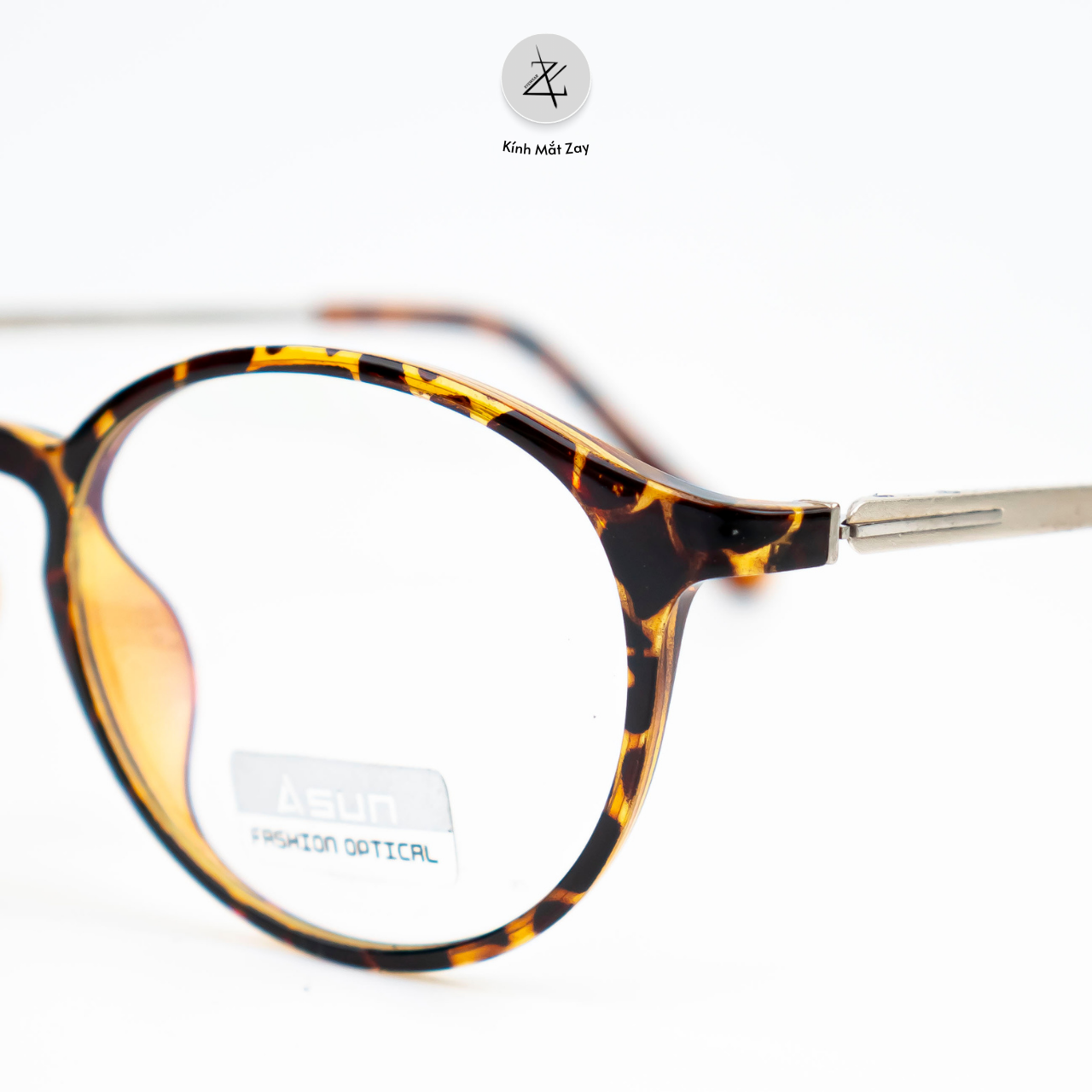 Gọng kính A802 dáng tròn nhựa TR90 dẻo hàn quốc – Kính mắt Zay