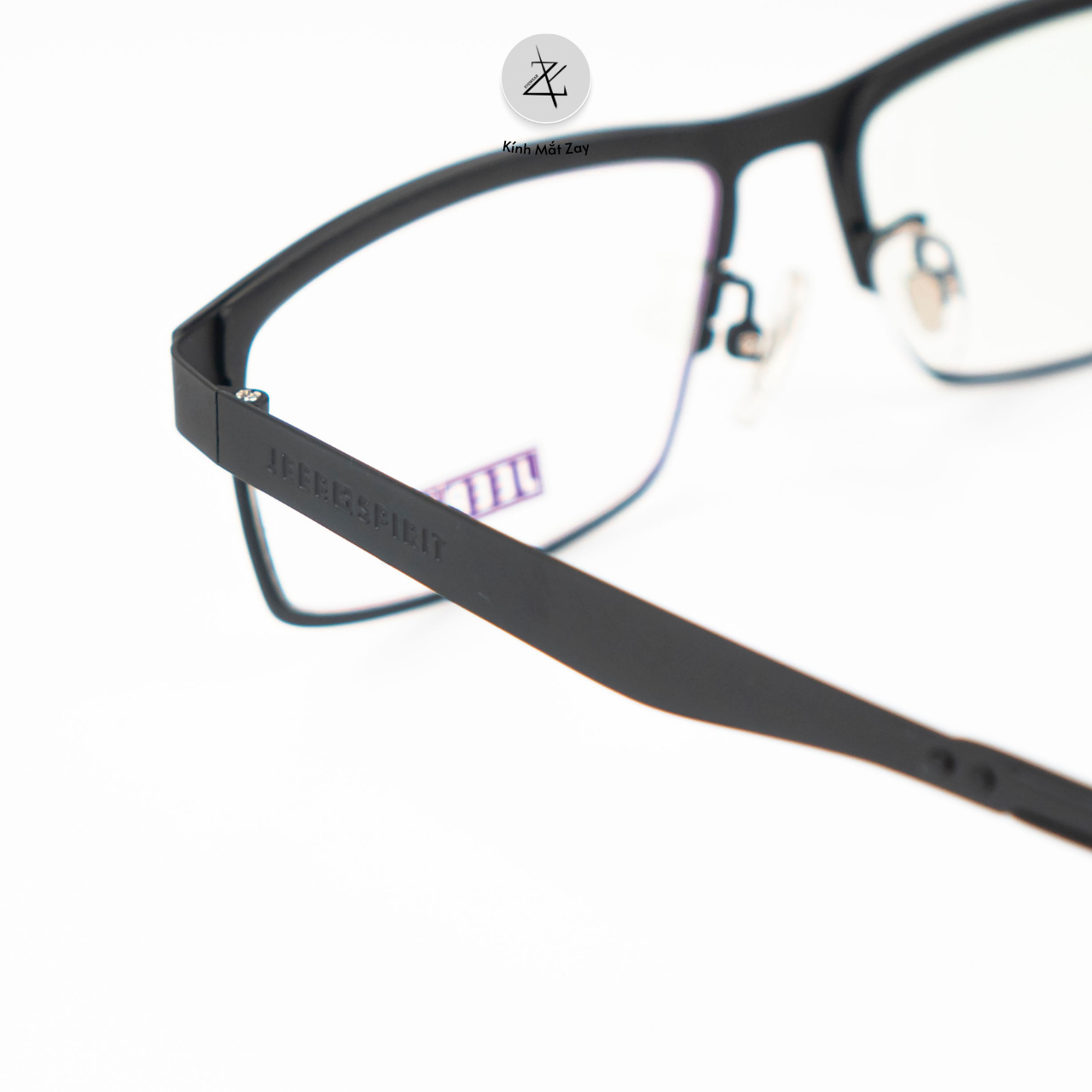 Gọng kính nửa khung Jeep A1037 chữ nhật titanium fullbox chính hãng – Kính mắt Zay