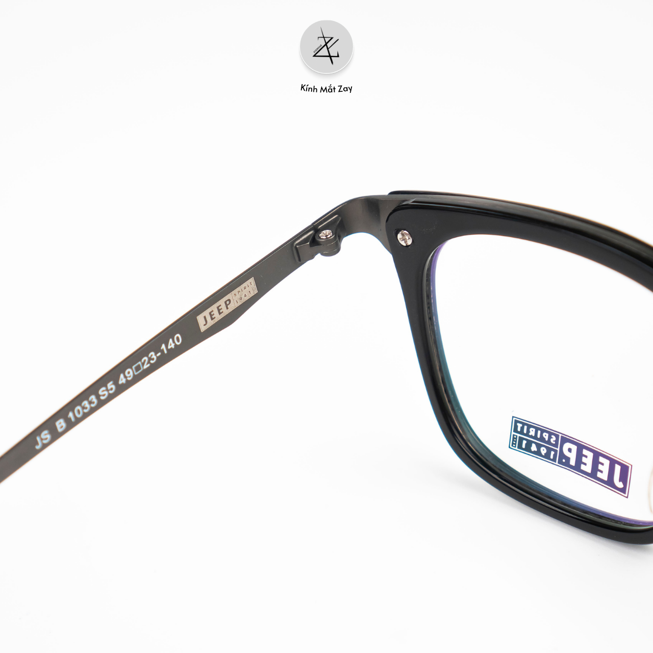 Gọng kính Jeep B1033 dáng vuông titanium fullbox chính hãng – Kính mắt Zay