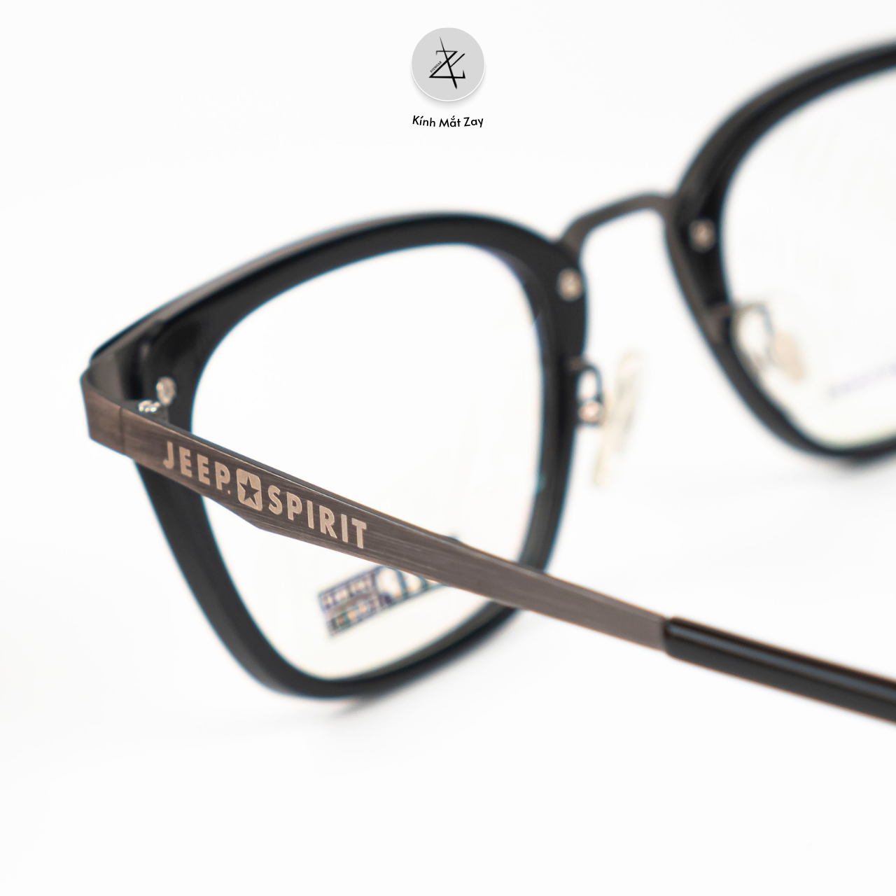Gọng kính Jeep B1033 dáng vuông titanium fullbox chính hãng – Kính mắt Zay