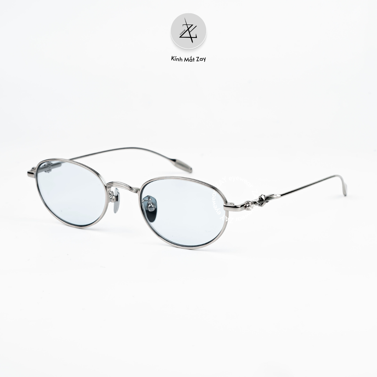 Kính mát Chrome Hearts CH8234 dáng oval titanium cao cấp fullbox – Kính ...