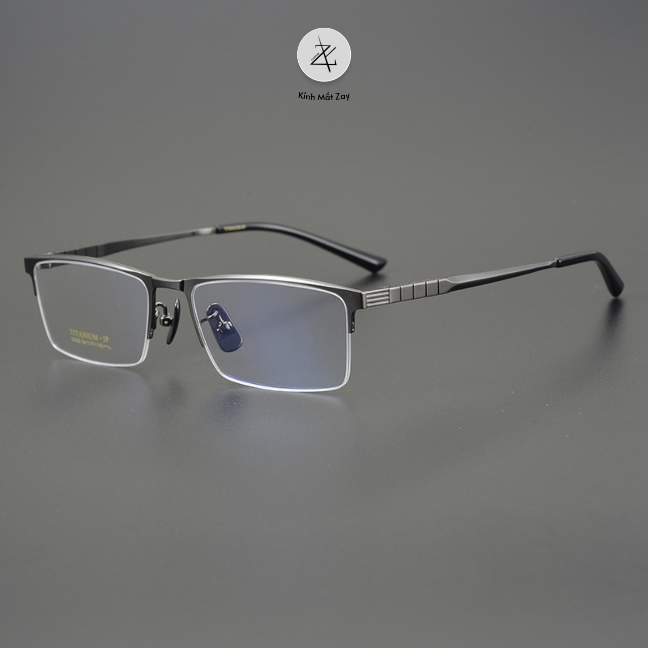 Gọng kính xẻ cước nam nữ titanium 91065 phong cách thời trang cao cấp – Kính mắt Zay