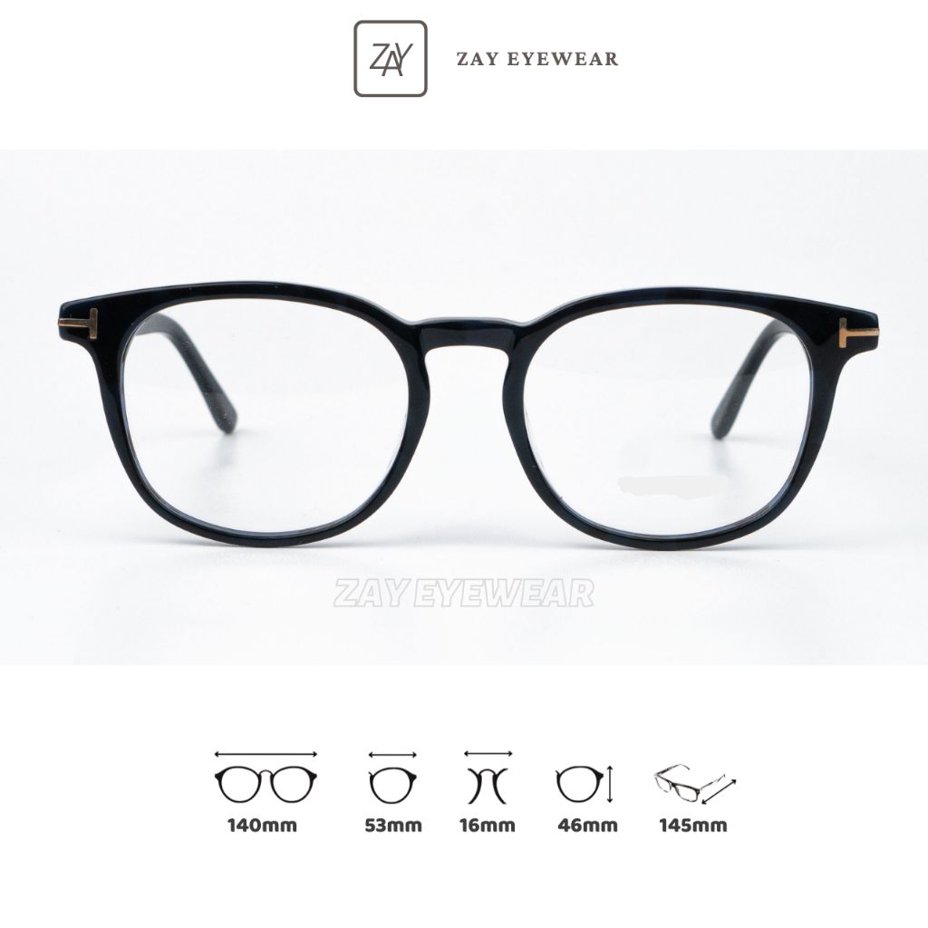 Gọng kính Tom Ford TF5819-B dáng tròn nhựa acetate cao cấp fullbox ...