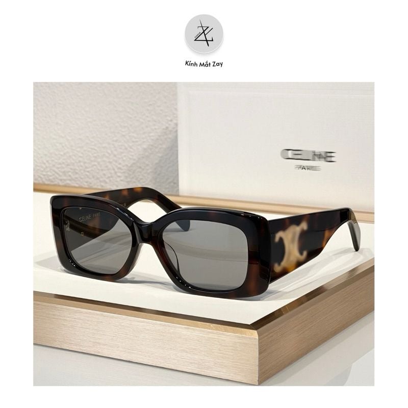 Kính mát Celine CL40282U dáng vuông nhựa acetate cao cấp fullbox – Kính mắt Zay