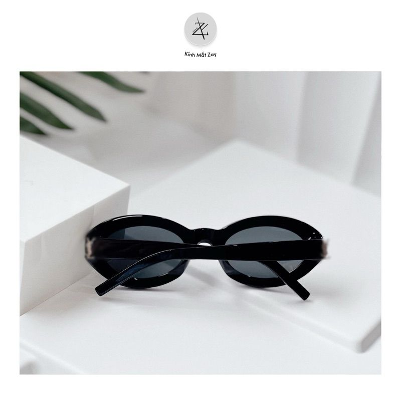 Kính mát YSL SLM136 dáng oval nhựa acetate cao cấp fullbox – Kính mắt Zay