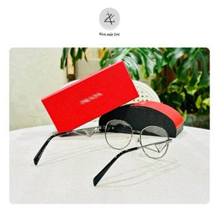 Gọng kính Prada VPR A50 dáng tròn kim loại cao cấp fullbox – Kính mắt Zay