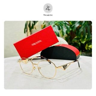 Gọng kính Prada VPR A50 dáng tròn kim loại cao cấp fullbox – Kính mắt Zay