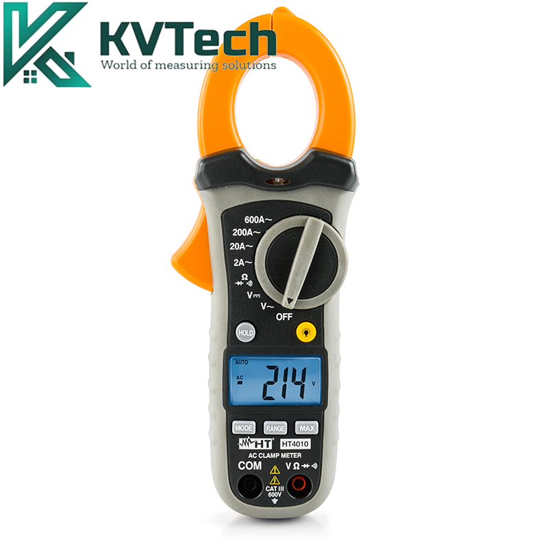 Ampe kìm HT Instruments HT4010 (AC 600A; True RMS)