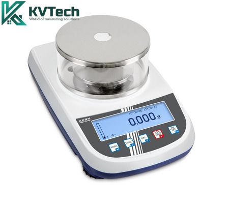 Cân điện tử dùng trong phòng thí nghiệm KERN PLJ 1200-3A (1200g/ 0,001g)
