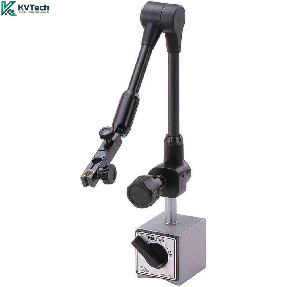 Đế gá đồng hồ so MITUTOYO 7033B (ø6mm - ø9.53mm)