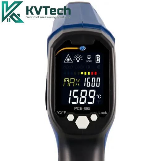 Máy đo nhiệt độ hồng ngoại PCE 895-ICA (-35°C~1600°C) | kvtech.vn tìm