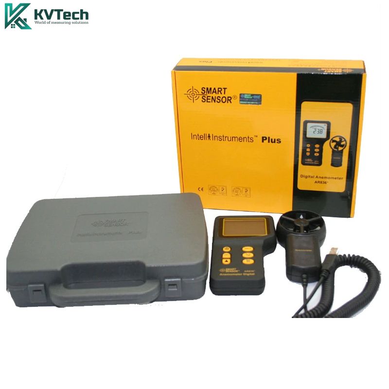 Máy đo tốc độ gió SMARTSENSOR AR836+