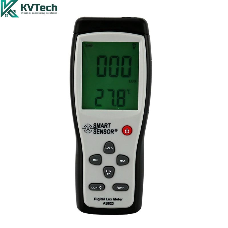 Máy đo cường độ ánh sáng SMARTSENSOR AS823 (1~200.000lux; ±5%rdg ±10)