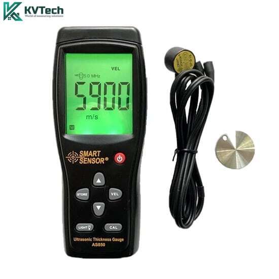 Máy đo độ dày vật liệu bằng siêu âm Smartsensor AS850 (1.2~225mm; ±(1%