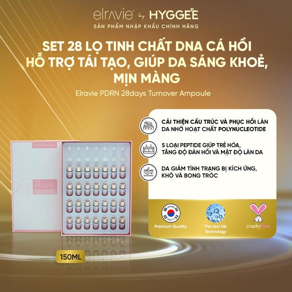 [ Elravie by Hyggee ] Set 28 lọ tinh chất Elravie PDRN 28Days Turnove – HYGGEE Store