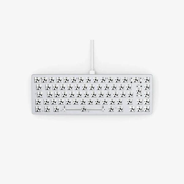 GLORIOUS GMMK2 65% BAREBONE ALUMINUM WHITE PLATE – thuyminhvn