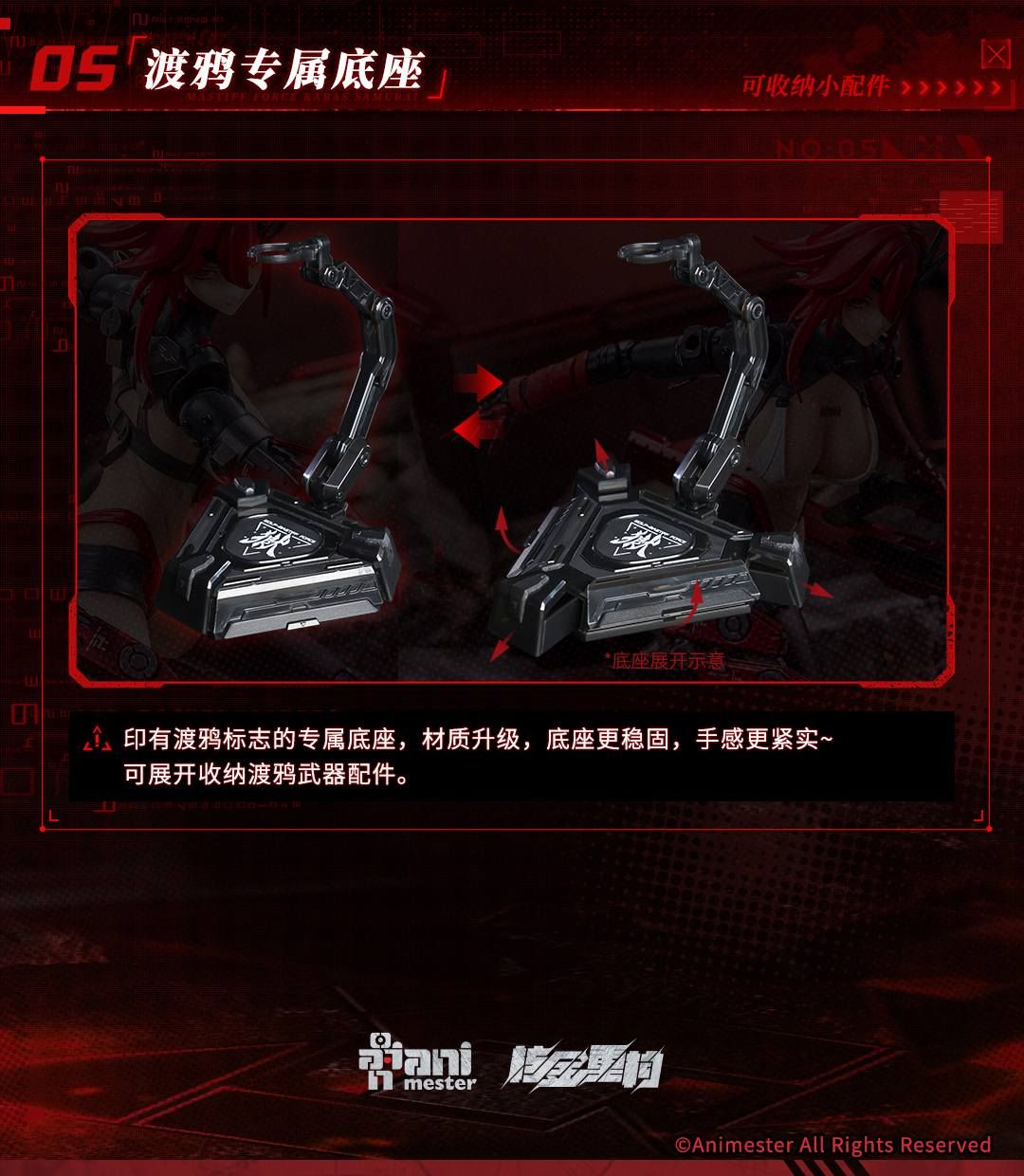 Animester Wolf-Mastiff Force Karas Samurai 1/9 Action Figure – Naisu Toys