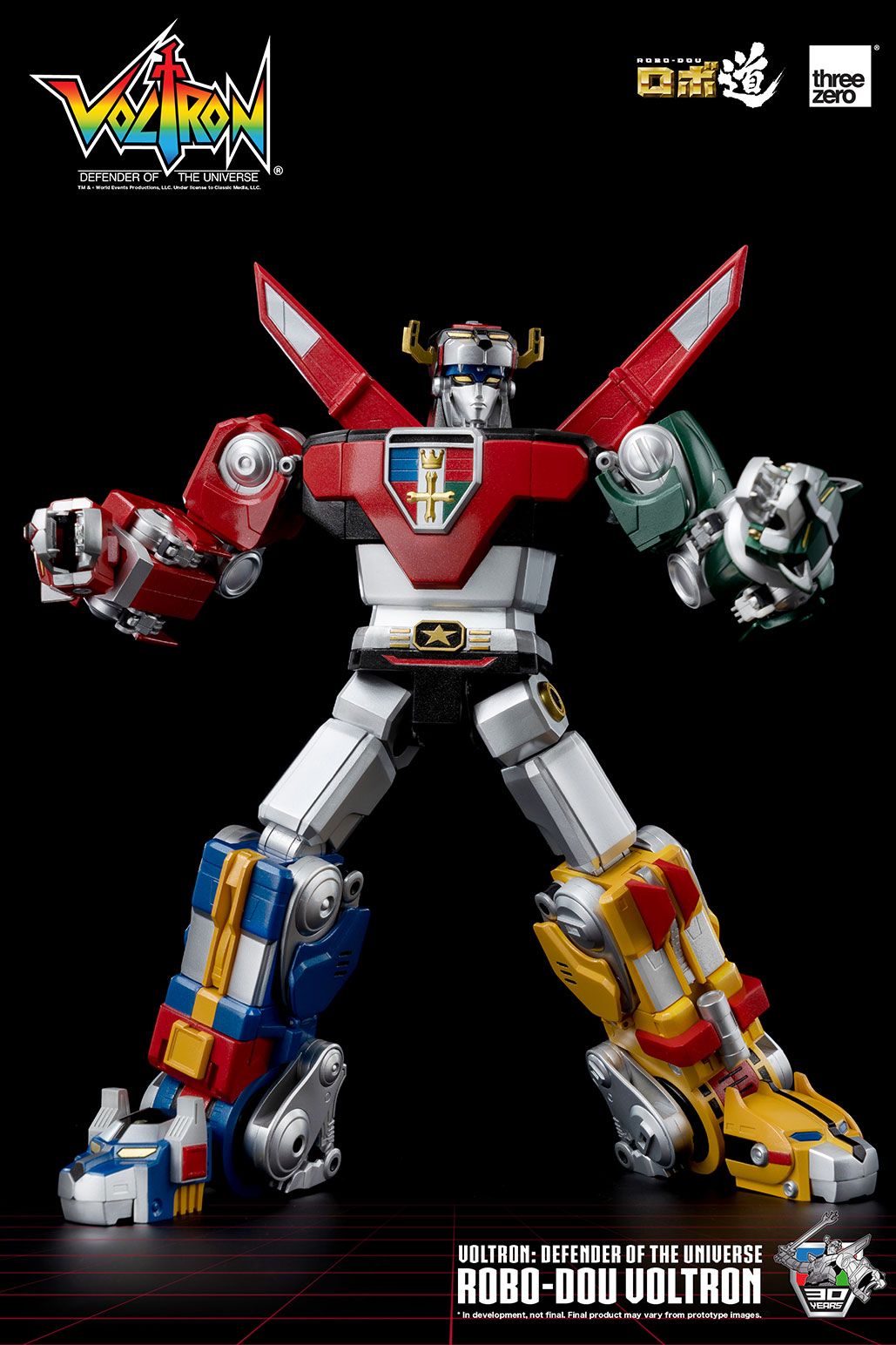 Voltron: Defender of the Universe ROBO-DOU Voltron (Threezero) – Naisu Toys