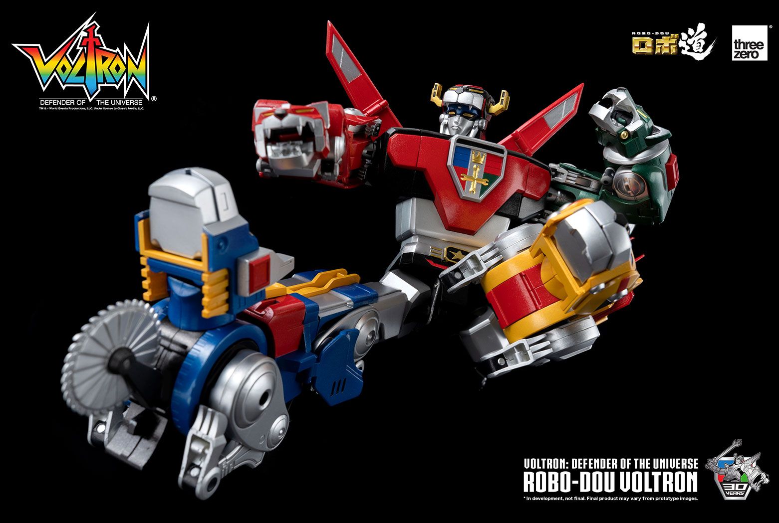 Voltron: Defender of the Universe ROBO-DOU Voltron (Threezero) – Naisu Toys