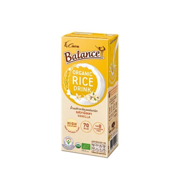 Sữa gạo hữu cơ vani 4Care Balance 180ml – Caracao Food