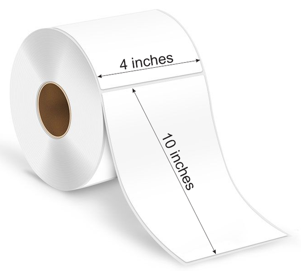 Shipping Label 4" x 10" - 1'' Core or 3'' Core – barcodesaigon