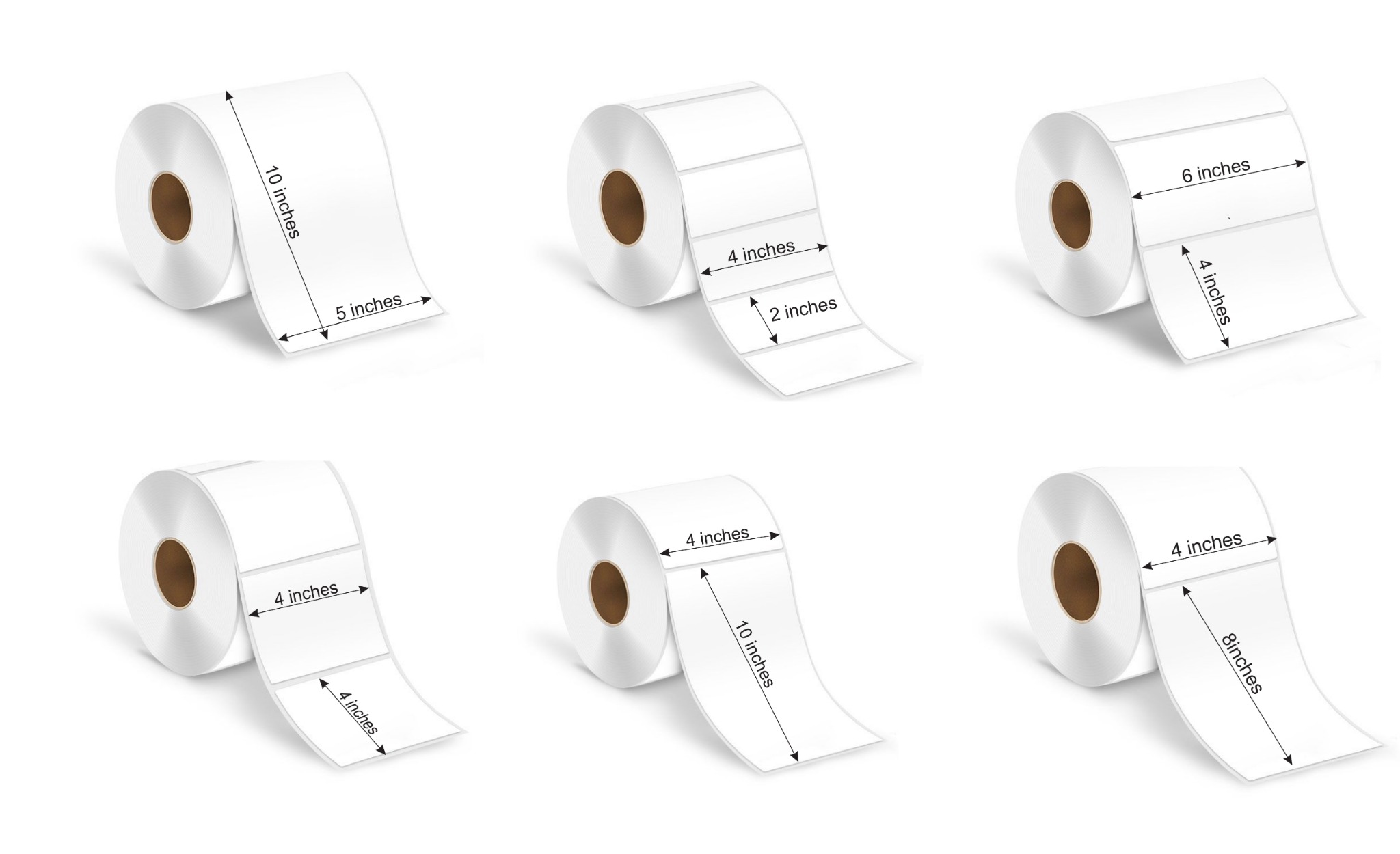 Shipping Label 4" x 10" - 1'' Core or 3'' Core – barcodesaigon