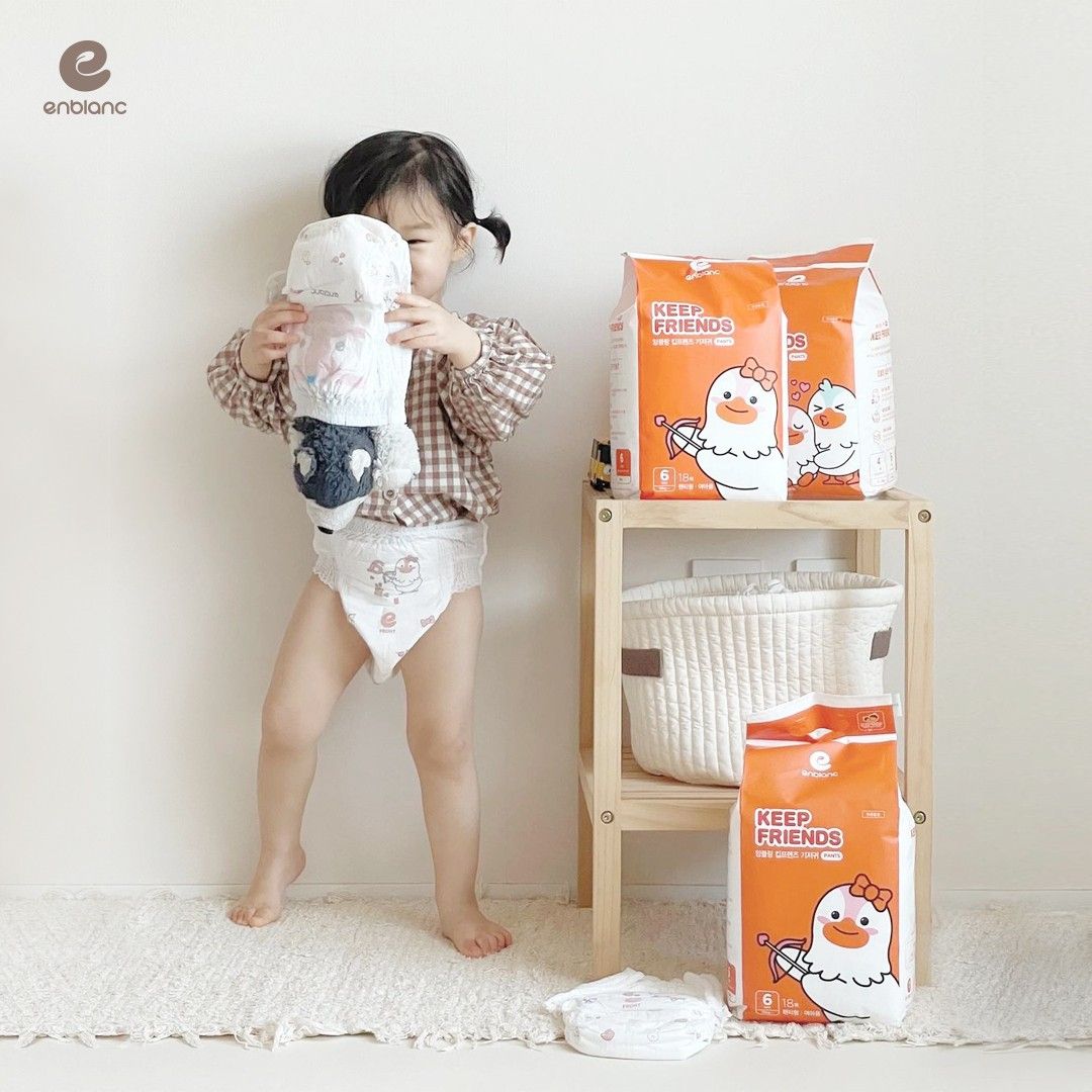 Tã Bỉm Quần Hàn Quốc ENBLANC KEEP FRIENDS Thấm Hút Nhanh, Chống Tràn ...