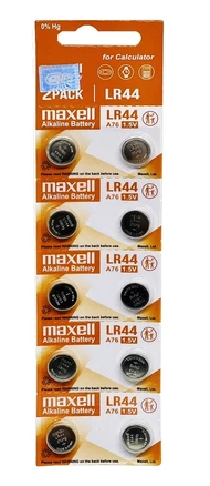Pin LR44 A76 Maxell vỉ 10 viên – Văn phòng phẩm Song Anh HCM