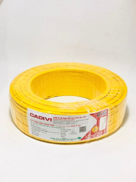 Dây điện 2X30 Cadivi (VCmd 2x1.5.) – huynhhaidang