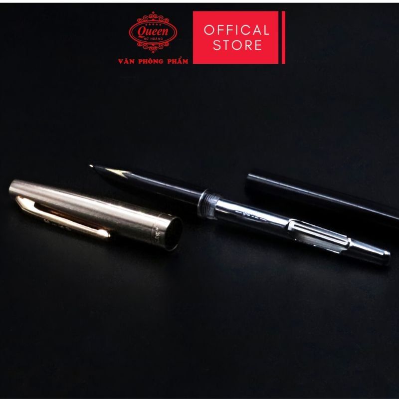 Bút máy Hero 329 chính hãng - Phiên bản quốc tế - Màu Xanh Lá/Đỏ/Đen