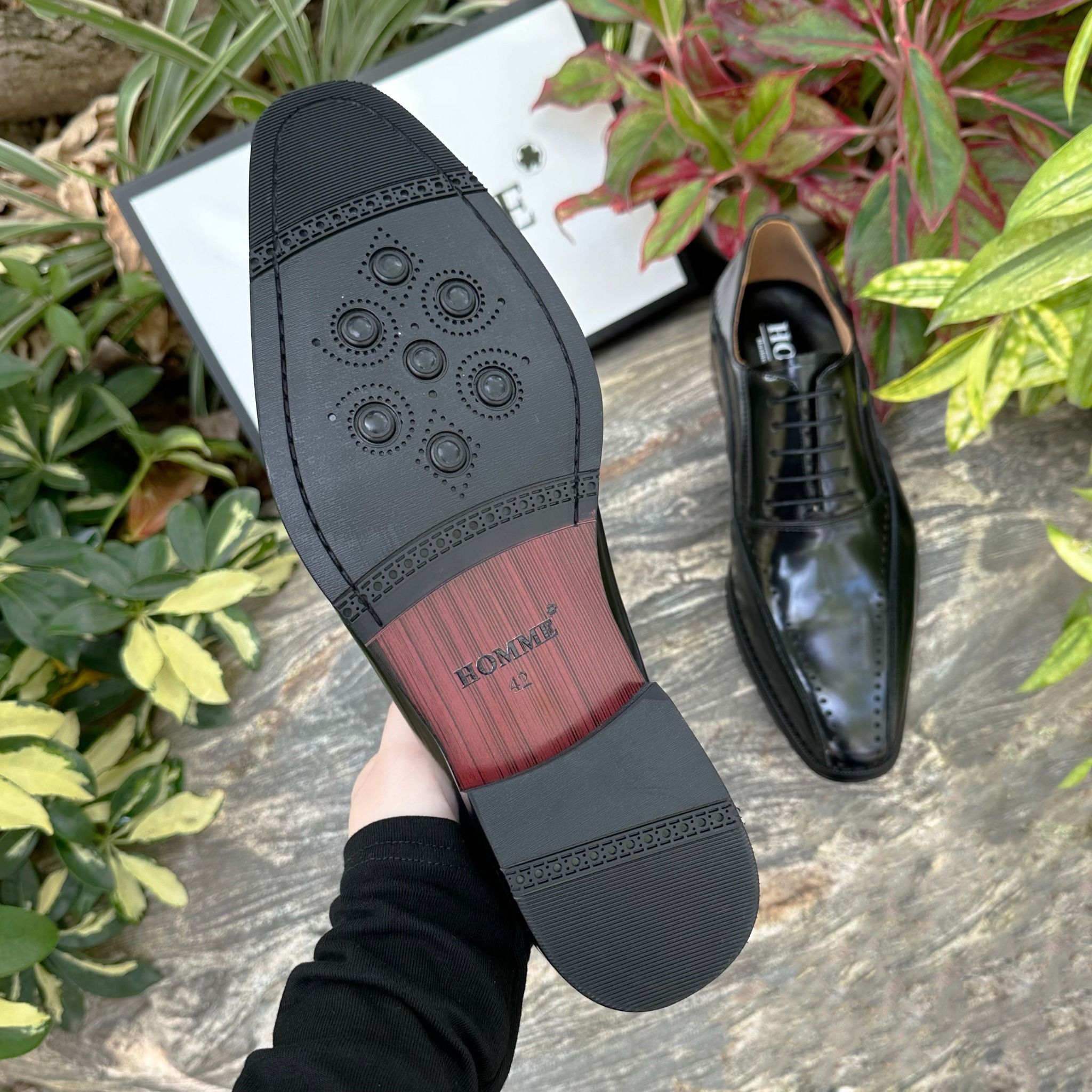 [HÀNG ORDER] Homme Messina – Handcrafted Patent Leather Oxford Shoes ...