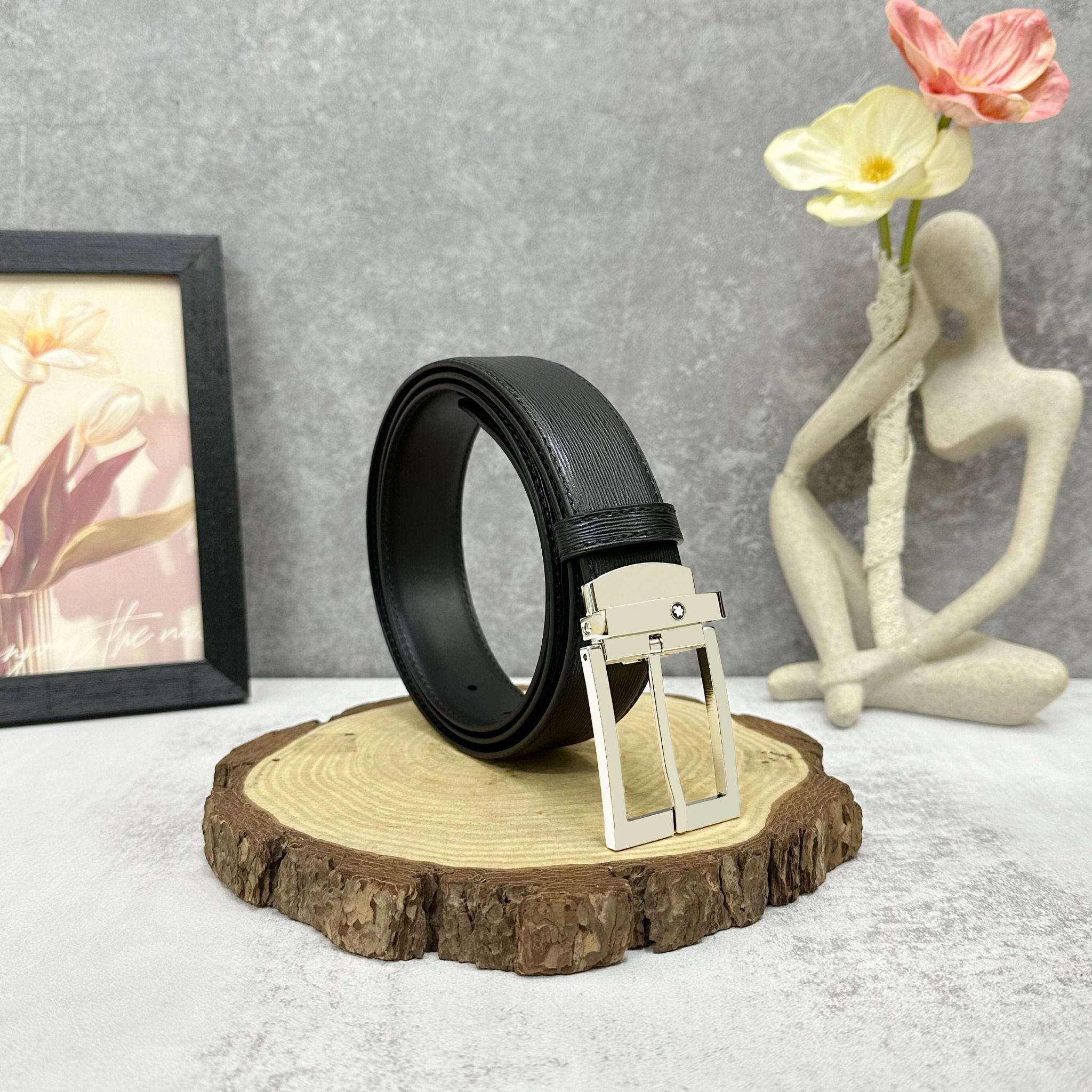 Thắt Lưng Nam MontBlanc Westside Belt In Black Leather 35mm – Nguyễn ...
