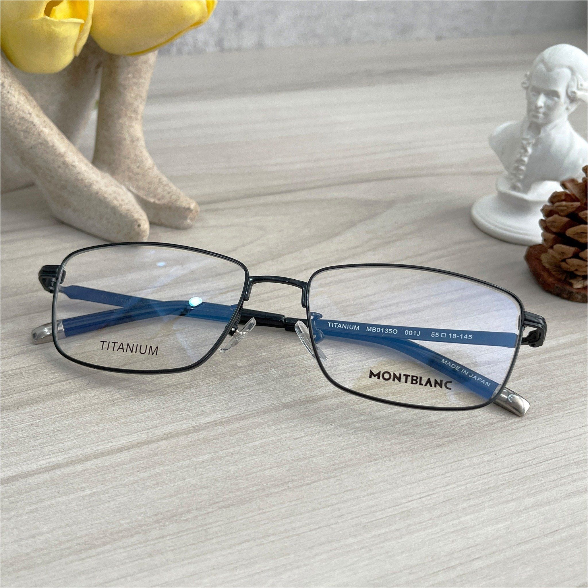 Mắt kính Monblanc MB0135O 001J Black Prescription Glasses – Nguyễn Thị ...