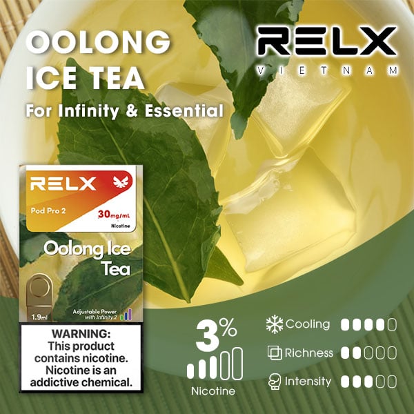 Pod Dầu RELX Pod Pro 2 Oolong Ice Tea Chính Hãng