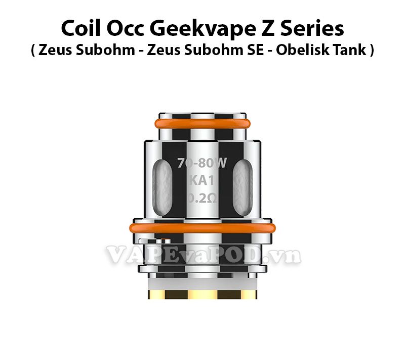 Coil Occ Geekvape Z Series Z2 Cho Zeus Subohm - Z Sub Ohm SE - Obelisk