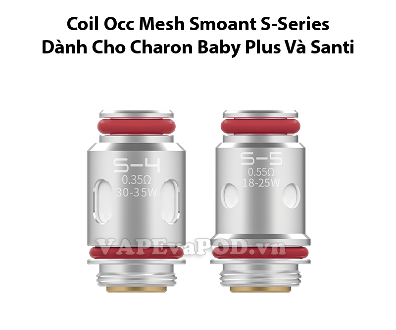 Coil Occ Mesh Dùng Cho Smoant Charon Baby Plus Và Santi Chính Hãng